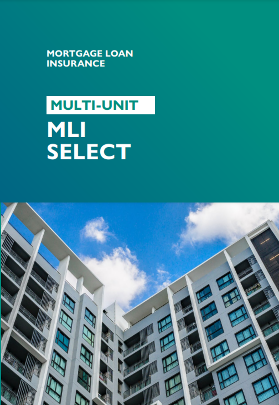 MLI SELECT | See the brand new MLI Select program of the CMHC - Legault ...
